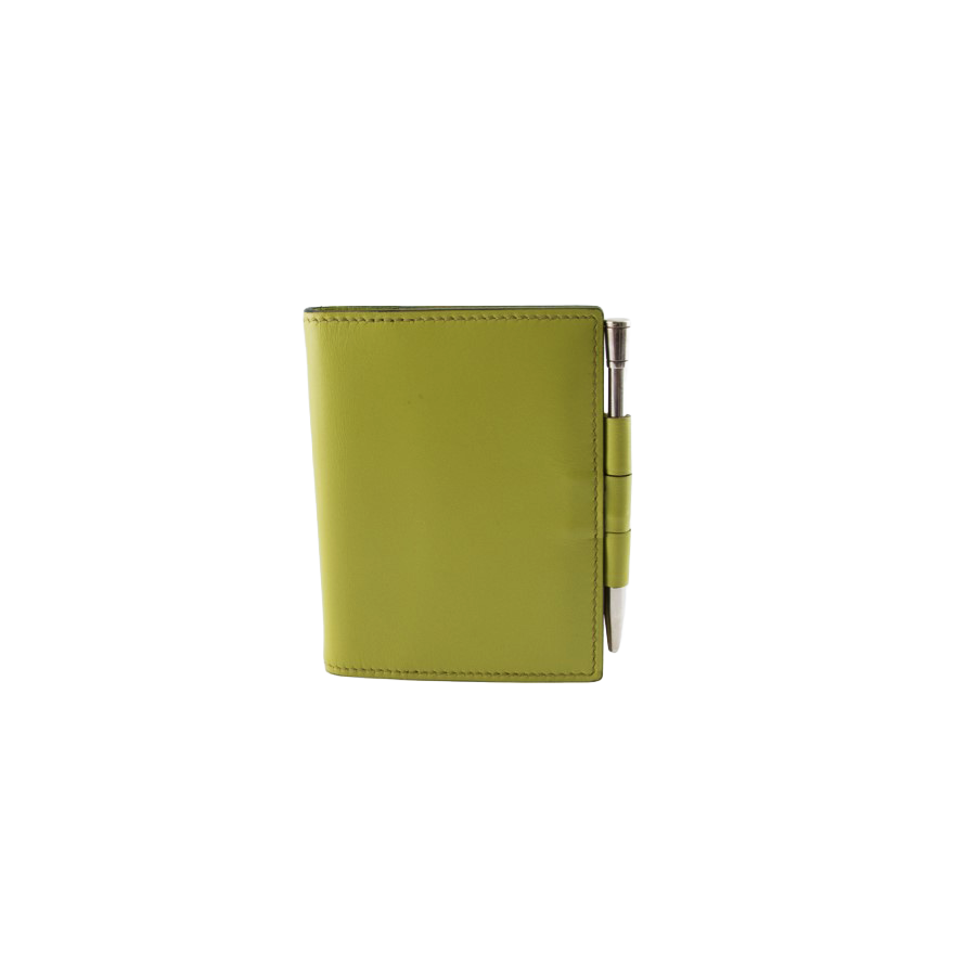 Hermès Adressbuch mini Glattleder hellgrün | Vintage Accessoires aus ...